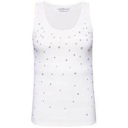 Studio Untold Top Damen Gr&ouml;&szlig;e 7XL/8XL silber / offwhite