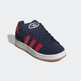 M&auml;dchen Sneaker "CAMPUS 00S", adidas originals, Gr. 38,5, wei&szlig;, Leder, Synthetik, Schuhe, f&uuml;r Kinder und Jugendliche, mit Gummilaufsohle, mit