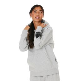 SOS Damen Kapuzensweatshirt "Haines", grau, Gr. XS, unifarben, 100% Baumwolle, Sweatshirts, mit gro&szlig;er Kapuze