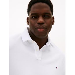 Tommy Hilfiger Big & Tall Herren Poloshirt "Plus 1985", wei&szlig;, Gr. 5XL, TOMMY HILFIGER BIG & TALL, Piqu&eacute;, Obermaterial: 96% Baumwolle, 4% Elasthan, Shirts, Gro&szlig;e Gr&ouml;&szlig;en, Pique,