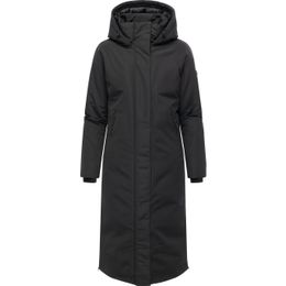 Navahoo Damen Wintermantel "Schneew&auml;chter 14"schwarz, Gr. 4XL, Obermaterial: 100% Polyester; Innenfutter: 100% Polyester; Wattierung: 100% Polyester;