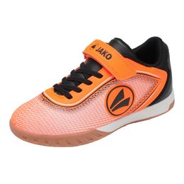 Jako M&auml;dchen Indoorschuh "J-SI Course EV", Gr. 30, orange, Synthetik, Textil, Schuhe, Indoorschuh, nichtabf&auml;rbende Sohle
