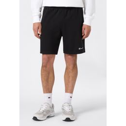 Champion Herren Sweatshorts "ICONS Terry 9-inch Bermuda", schwarz, Gr. M, Obermaterial: 69% Baumwolle, 31% Polyester, Hosen, als Bermuda-Variante,