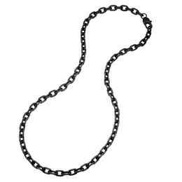 True Rebels Herren Kette mit Anh&auml;nger "TR301", 55cm, Edelstahl, schwarz, Edelstahl, Halsketten