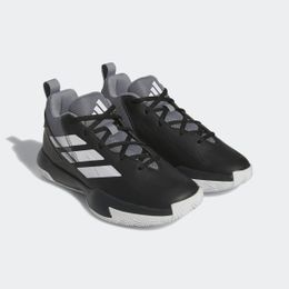 Kinder Basketballschuh "CROSS 'EM UP SELECT", adidas Performance, Gr. 38,5, schwarz-wei&szlig;, Synthetik, Textil, Schuhe, f&uuml;r Jugendliche