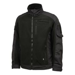 Brandit Herren Allwetterjacke "Brandit Herren Fleecejacket Ripstop"schwarz, Gr. 4XL, unifarben, 100% Polyester, Jacken
