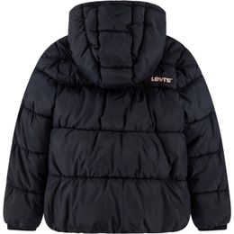 LEVI'S KIDS M&auml;dchen Winterjacke, schwarz, Gr. 10, unifarben, Web, Obermaterial: 100% Polyester, Jacken, for GIRLS