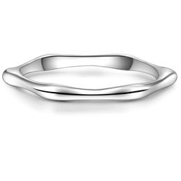 Glanzst&uuml;cke M&uuml;nchen Damen Fingerring "F675", 52, Silber 925 (Sterlingsilber), 2mmsilber, GLANZST&Uuml;CKE M&Uuml;NCHEN, Silber 925 (Sterlingsilber), Fingerringe, aus Sterling