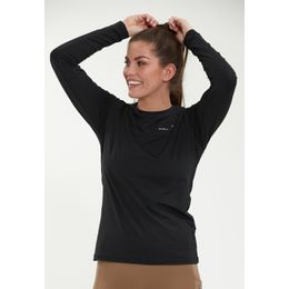 Endurance Damen Funktionsshirt "Almati", schwarz, Gr. 40, unifarben, 88% Polyester, 12% Elasthan, Shirts, mit Quick Dry-Technologie