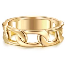 YOKOAMII Damen Fingerring "Y144", 58, Metall, 2,2mm, gelb, Metall, Fingerringe, Ring gelbgold