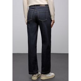 Street One Damen 5-Pocket-Jeansrinsed wash, Gr. 33, unifarben, Denim/Jeans, Obermaterial: 72% Baumwolle, 27% Polyester (REPREVE), 1% Elasthan, Jeans,