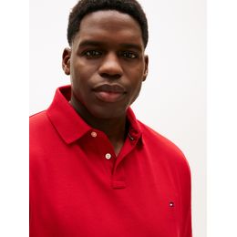 Tommy Hilfiger Big & Tall Herren Poloshirt "Plus 1985", rot, Gr. 4XL, TOMMY HILFIGER BIG & TALL, Piqu&eacute;, Obermaterial: 96% Baumwolle, 4% Elasthan, Shirts, Gro&szlig;e Gr&ouml;&szlig;en, Pique,