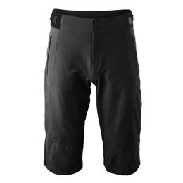 Gonso Herren Fahrradhose "Trail Shorts M", schwarz, Gr. L, 93% Polyamid, 7% Elasthan, Hosen, Strapazierf&auml;hig und formstabil