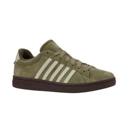 K-Swiss Herren Sneaker "COURT TIEBREAK II SDE", Gr. 45burnt olive, schwarz coffee, alfalfa, Leder, Schuhe