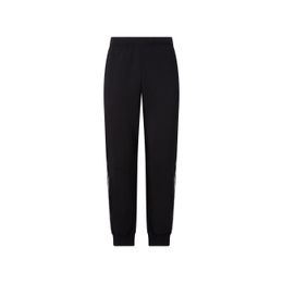 Jogginghose Champion "Sports-inspired Interlock Rib Cuff Pants with Tape detailing", Herren, Gr. XL, N-Gr, nbk, Obermaterial: 82% Baumwolle, 18% Polyester, Hosen Jogginghose