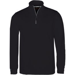 INDICODE Herren Sweater "INPortal", schwarz, Gr. XL, unifarben, Sweatware, Obermaterial: 60% Baumwolle, 40% Polyester, Sweatshirts