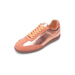 Henry Stevens Damen Sneaker "Sophia TIS Damensneaker", Gr. 37, rosa, Kalbsleder, Schuhe, Halbschuh Leder handgefertigt, sportlicher Freizeitschuh