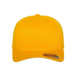 Flexfit Flex Cap "Flexfit Unisex Flexfit Combed"gold, Gr. S, unifarben, 63% Polyester, 34% Baumwolle, 3% Elasthan, Caps