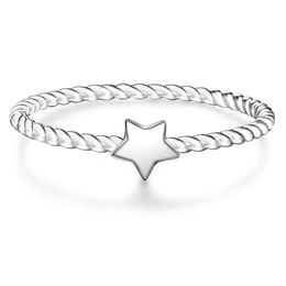 Glanzst&uuml;cke M&uuml;nchen Damen Fingerring "A1248", 56, Silber 925 (Sterlingsilber), 1,3mm, silber, GLANZST&Uuml;CKE M&Uuml;NCHEN, Silber 925 (Sterlingsilber), Fingerringe, aus Sterling