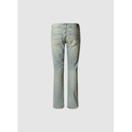Pepe Jeans Damen Slim-fit-Jeans "SLIM JEANS LW"dirty bleached used, Gr. 31, Denim/Jeans, Obermaterial: 99% Baumwolle, 1% Elasthan, Jeans, mit