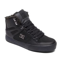 DC Shoes Herren Winterboots "Pure High WNT", Gr. 6,5, schwarz, Mischung aus Nubukleder und ballistischem Nylon Metall-Logo TPU &Ouml;sen Runde