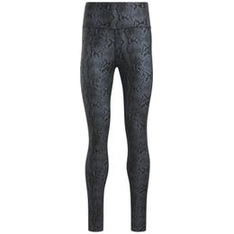 Reebok Damen Trainingstights "ID TRAIN AOP TIGHT", schwarz, Gr. L, Obermaterial: 91% Polyester, 9% Elasthan, Hosen