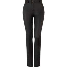 Freddy Damen Leggings "WRUP MINI-FLARE REGULAR", schwarz, Gr. L, Web, Obermaterial: 72% Polyester, 15% Polyurethan, 13% Elasthan, Hosen, mit Lifting