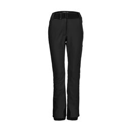 Killtec Damen Skihose "KSW 221 WMN SKI SFTSHLL PNTS", schwarz, Gr. 42, Oberstoff: Oberseite: 94% Polyester, 6% Elasthan, R&uuml;ckseite: 100% Polyester,
