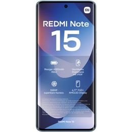 Xiaomi Smartphone "Redmi Note 15 6+128", Energieeffizienz: B (A-G), glacier blau, 128 GB, Mobiltelefone