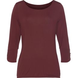 Vivance Damen 3/4-Arm-Shirt beere Gr&ouml;&szlig;e 32/34