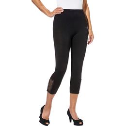 CR&Eacute;ATION L Damen Leggings 214262 schwarz Gr&ouml;&szlig;e 36