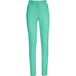 Damen Stretch-Hose mit Zier-Taschen vorne mint Gr&ouml;&szlig;e 38