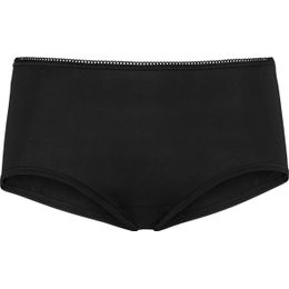 Sloggi Damen Taillenslip mit Ziergummi am Bund schwarz, Gr&ouml;&szlig;e 54