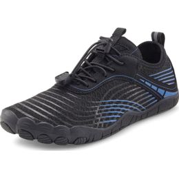 Vivance Damen Sneaker schwarz / royalblau Gr&ouml;&szlig;e 40