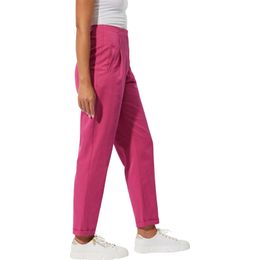 CR&Eacute;ATION L Damen Hose mit hoher Taille fuchsia Gr&ouml;&szlig;e 38