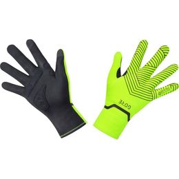 Gore Windstopper Stretch Mid Gloves Bekleidung Unisex gelb M