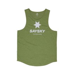 Saysky Logo Combat Singlet Bekleidung Herren gr&uuml;n XL