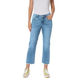 Heine Damen Push-up-Jeans mit Stickerei und Ziersteinchen blue-stone-washed Gr&ouml;&szlig;e 50