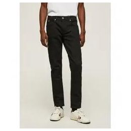 Pepe Jeans f&uuml;r Herren. PM206321XE5 Finsbury Skinny Jeans schwarz (31/32), L&auml;ssig, Baumwolle, Denim, Nachhaltig