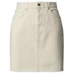 Pepe Jeans f&uuml;r Damen. PL901221TB7 Rock W11 Mini wei&szlig; ecru (M), L&auml;ssig, Baumwolle, Nachhaltig