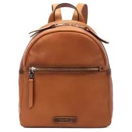 Pikolinos f&uuml;r Damen. WHA-777 Durango Doppelfach Leder Rucksack braun (OSFA), L&auml;ssig
