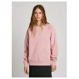 Pepe Jeans f&uuml;r Damen. PL581468 Rosa Lindy Sweatshirt (L), L&auml;ssig, Baumwolle