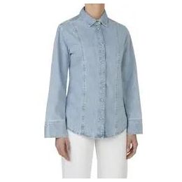 Pepe Jeans f&uuml;r Damen. PL305041 Belle Nietenhemd blau (XS), L&auml;ssig, Baumwolle, Denim, Langarm