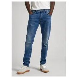 Pepe Jeans f&uuml;r Herren. PM207390HT7 Blaue konisch zulaufende Jeans (34/32), L&auml;ssig, Baumwolle, Denim