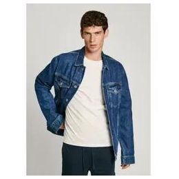Pepe Jeans f&uuml;r Herren. PM402715HW5 Blaue Jeansjacke (S), L&auml;ssig, Denim