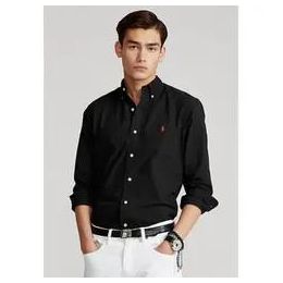 Polo Ralph Lauren f&uuml;r Herren. 710772290001 Oxford Custom Fit Hemd schwarz (XXL), L&auml;ssig, Baumwolle, Langarm