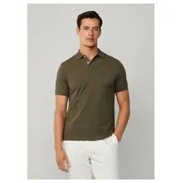 Hackett London f&uuml;r Herren. HM5600052 Polo Logo Slim Fit gr&uuml;n (S), L&auml;ssig, Baumwolle, Kurzarm