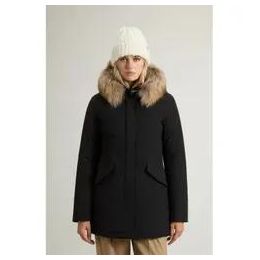 Woolrich f&uuml;r Damen. CFWWOU0652FRUT3128 Arctic Parka in Urban Touch mit abnehmbarem Fell schwarz (L), L&auml;ssig, Polyester