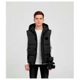 Barrow Unisex. F5BWUAPF015 Schwarze Gilet-Weste (XL), L&auml;ssig, Polyester