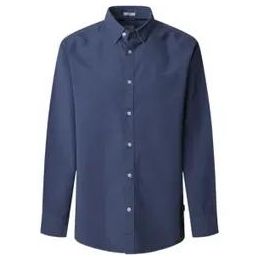 Pepe Jeans f&uuml;r Herren. PM308274 Phil blaues Hemd (M), L&auml;ssig, Baumwolle, Langarm, Nachhaltig